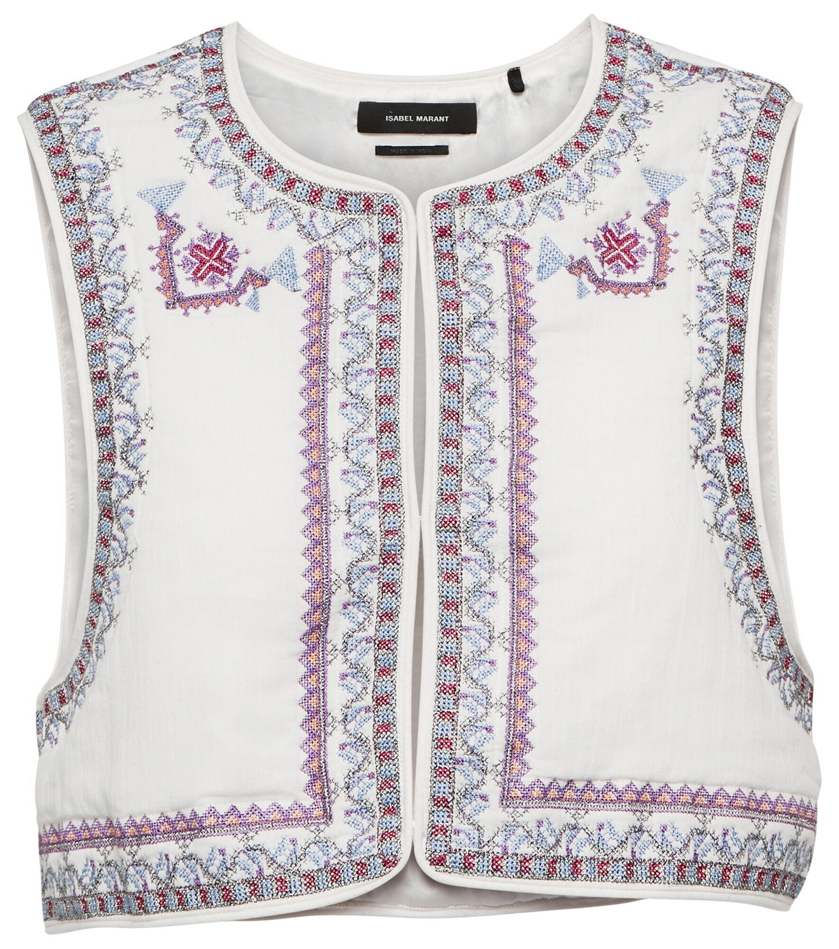 Isabel Marant - Cruz embroidered cotton vest Isabel Marant