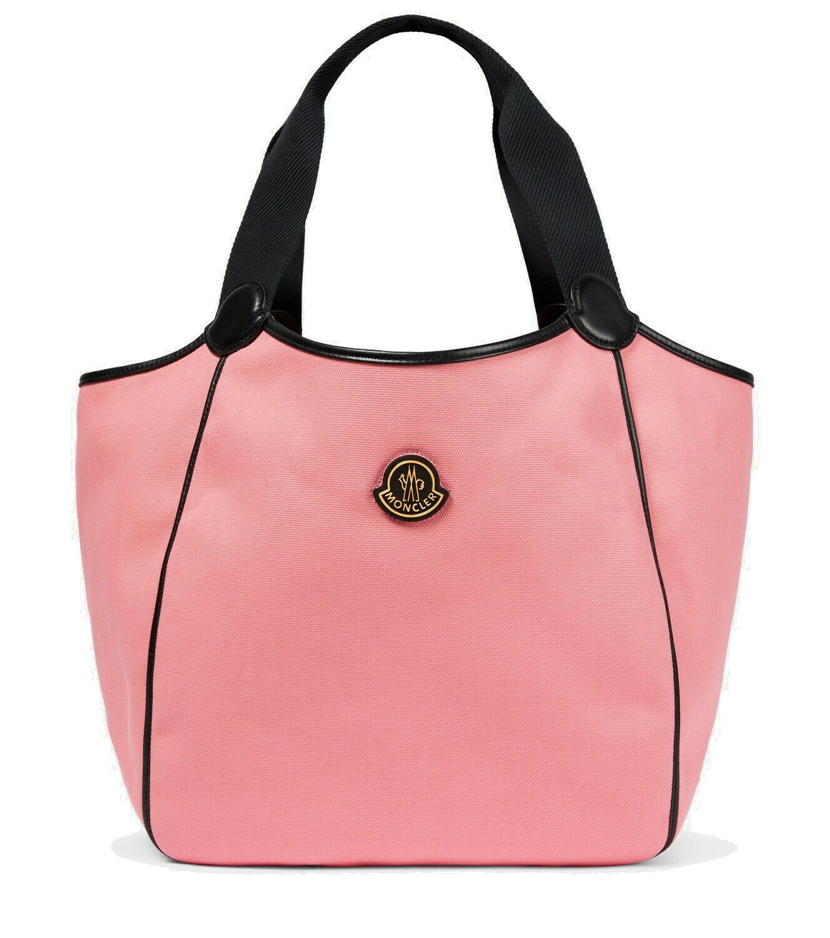 Moncler Nalani Leather trimmed Tote Bag Moncler moncler-nalani-leather-trimmed-tote-bag-moncler