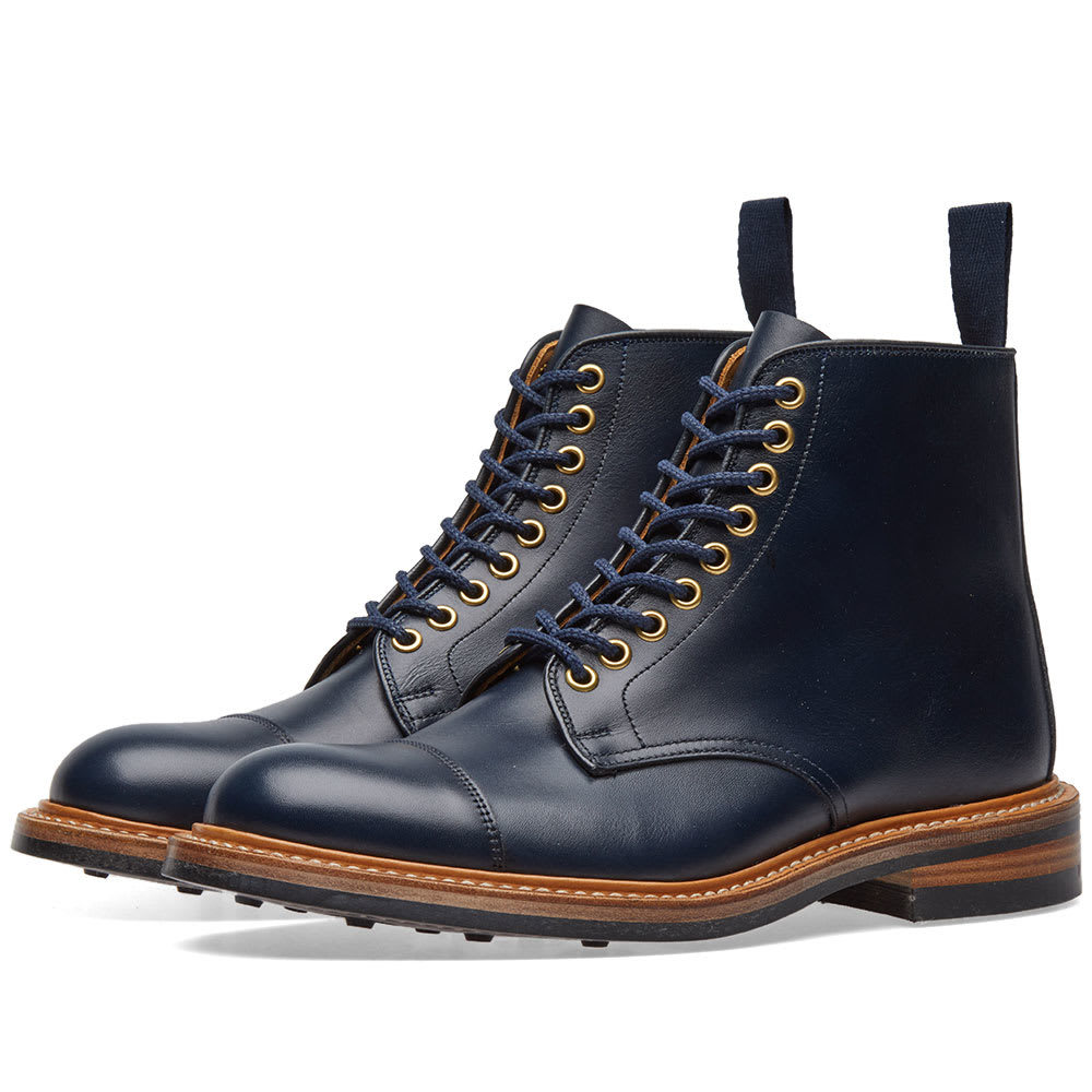 END. x Tricker's Axton Toe Cap Boot Blue Tricker's END. x Tricker's Axton Toe Cap Boot Blue Tricker's