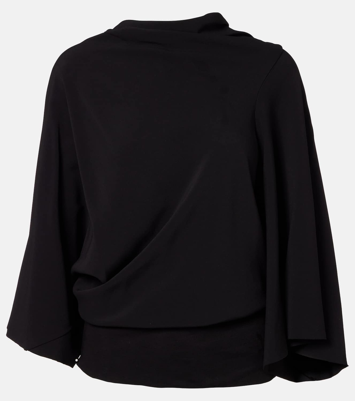 Rick Owens Draped charmeuse top Rick Owens