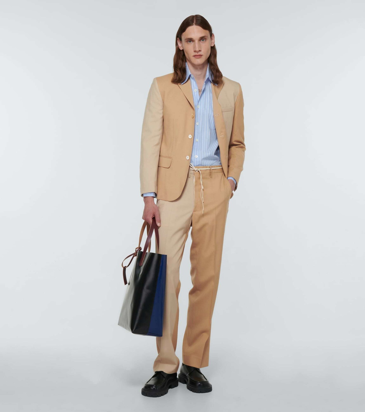 Marni - Colorblocked wool pants Marni