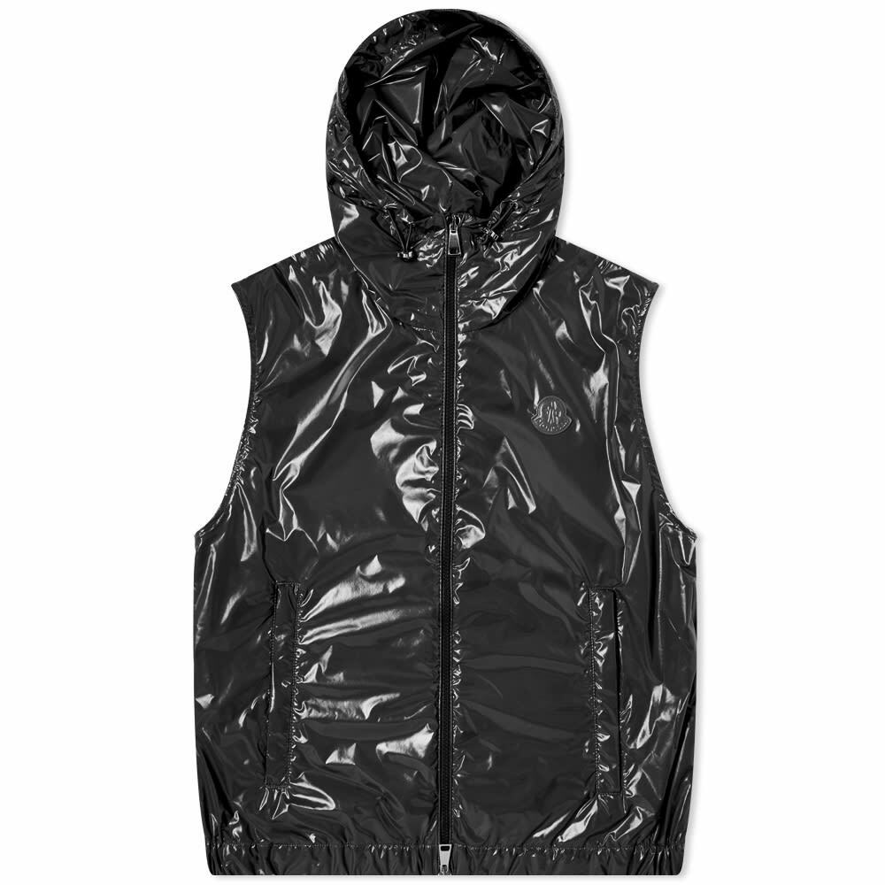 Moncler Women's Sete Pvc Gilet Vest in Black Moncler