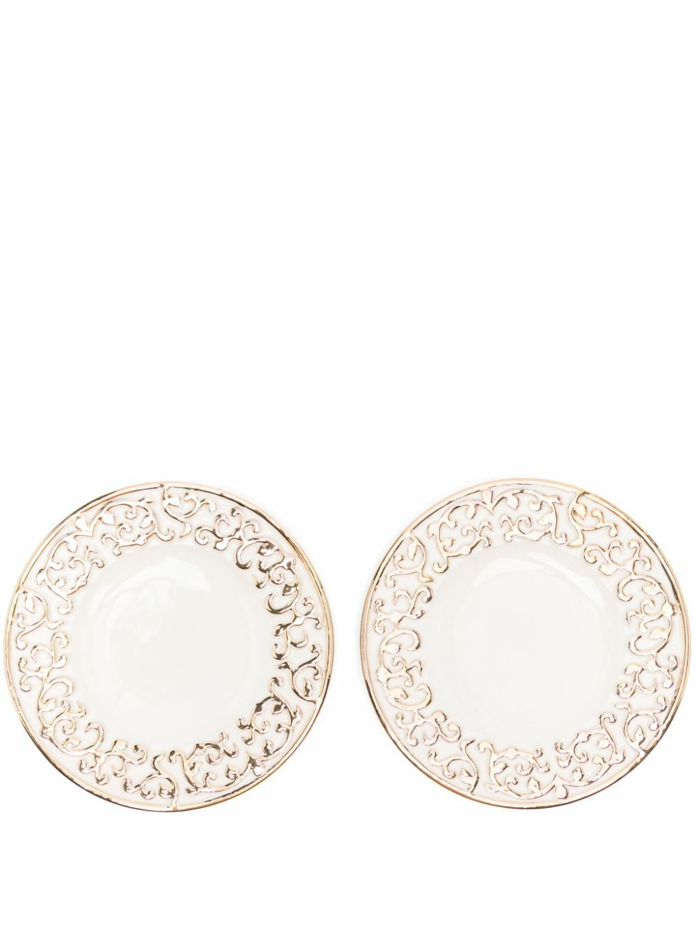 Les-Ottomans Engraved Plates (Set Of Two) Les Ottomans