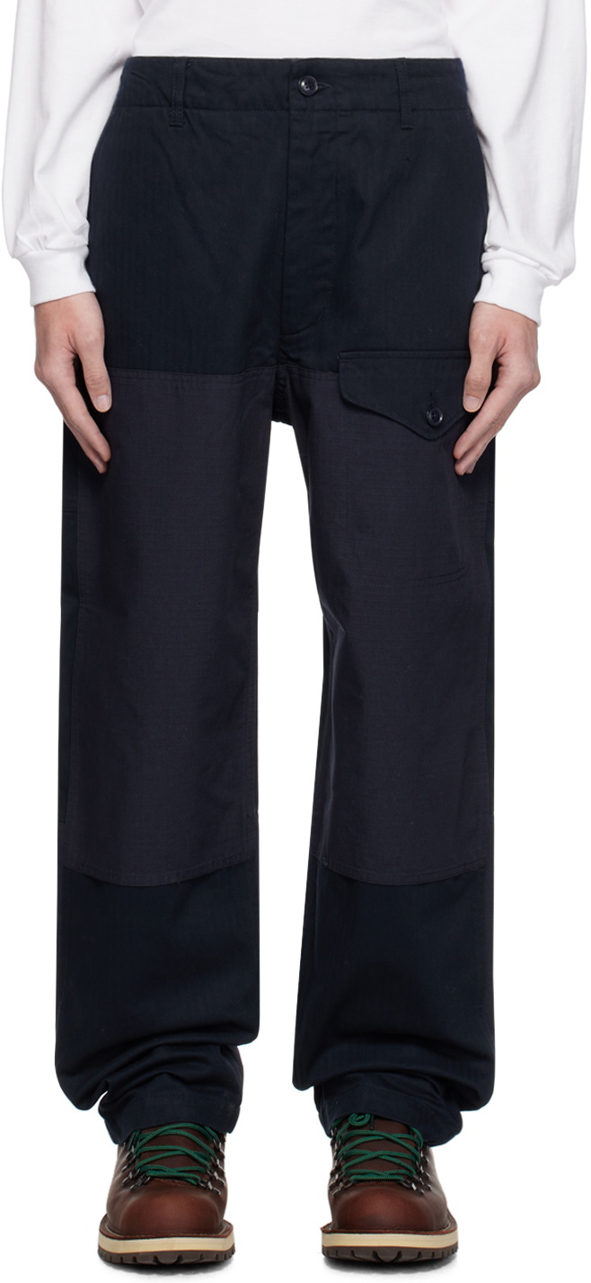 Engineered Garments Navy Field Cargo Pants Engineered Garments