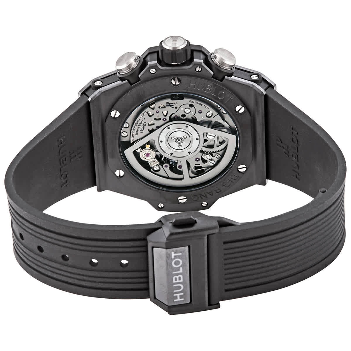 Hublot Big Bang Unico Black Magic Automatic Silver Dial Mens Watch 441 ...
