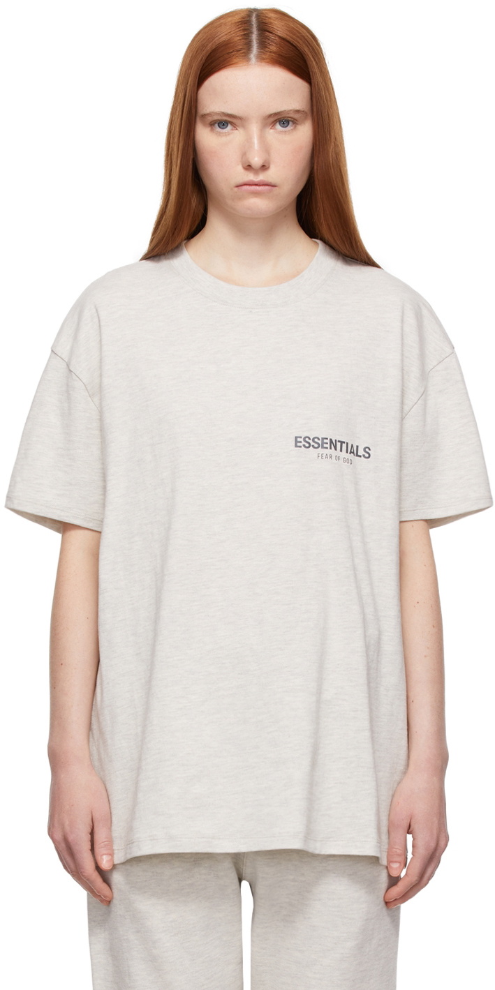 Fear of God ESSENTIALS Off-White Short Sleeve T-Shirt Fear Of God ...