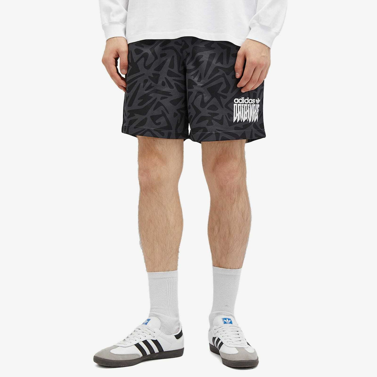 Adidas Men's Aop Shorts in Carbon adidas