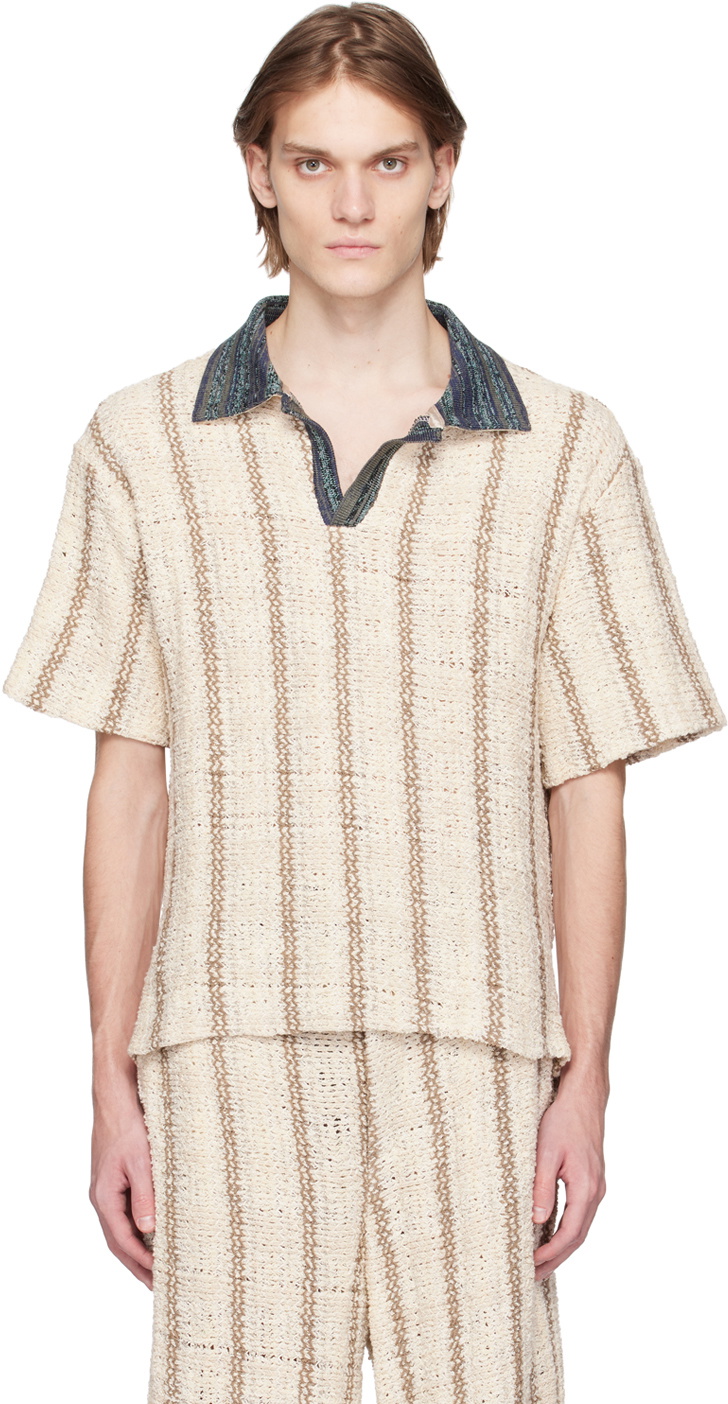 VITELLI SSENSE Exclusive Beige Polo Vitelli