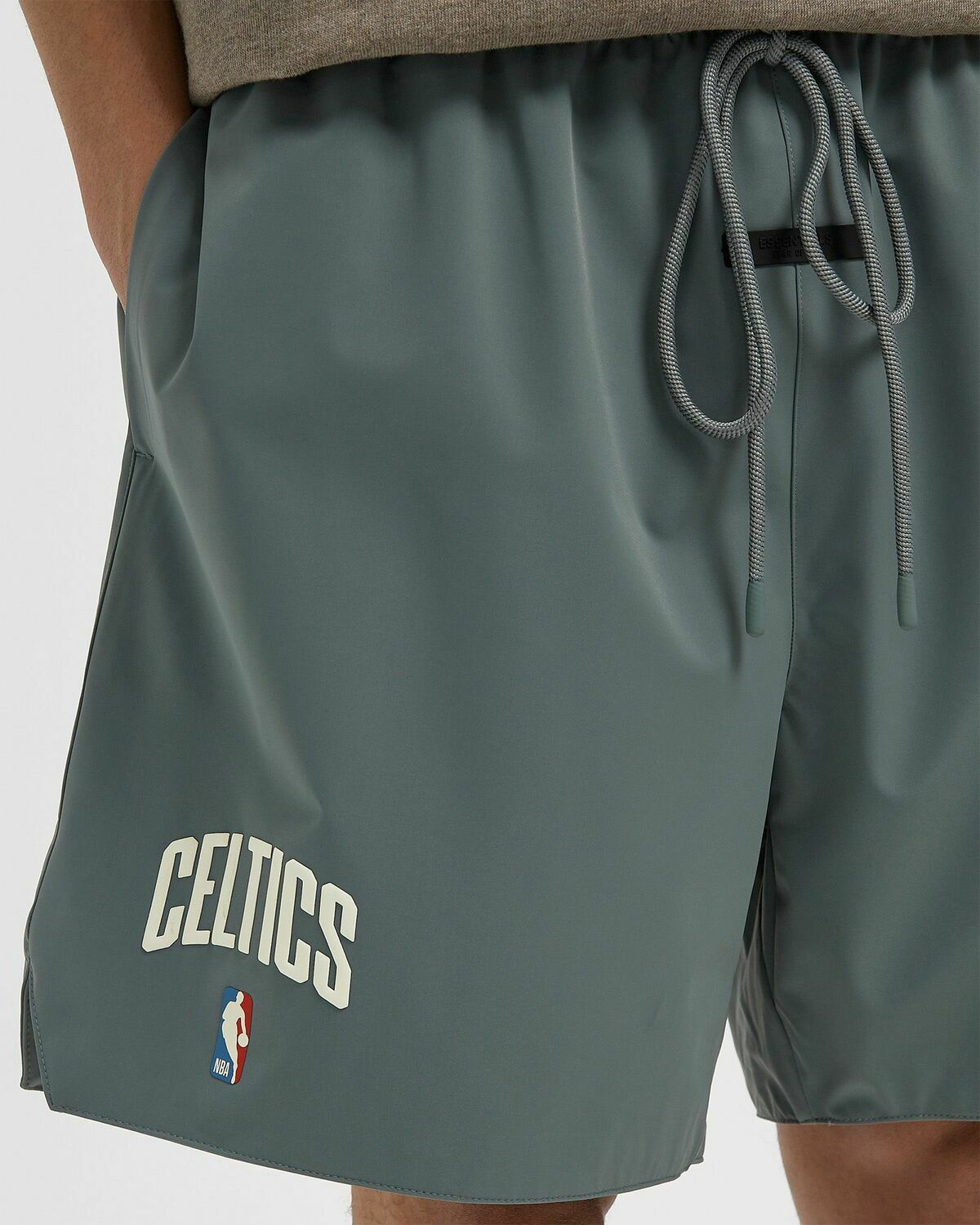 Fear of God Essentials CELTICS CLASSIC SHORT Green Mens Sport & Team ...
