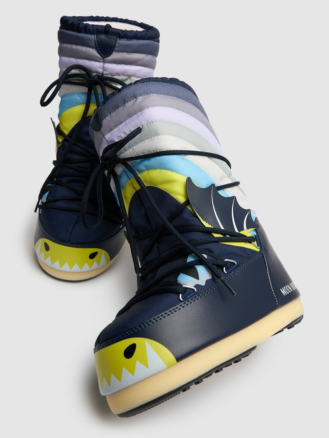 MOON BOOT Icon Tall Dragon Nylon Snow Boots Moon Boot