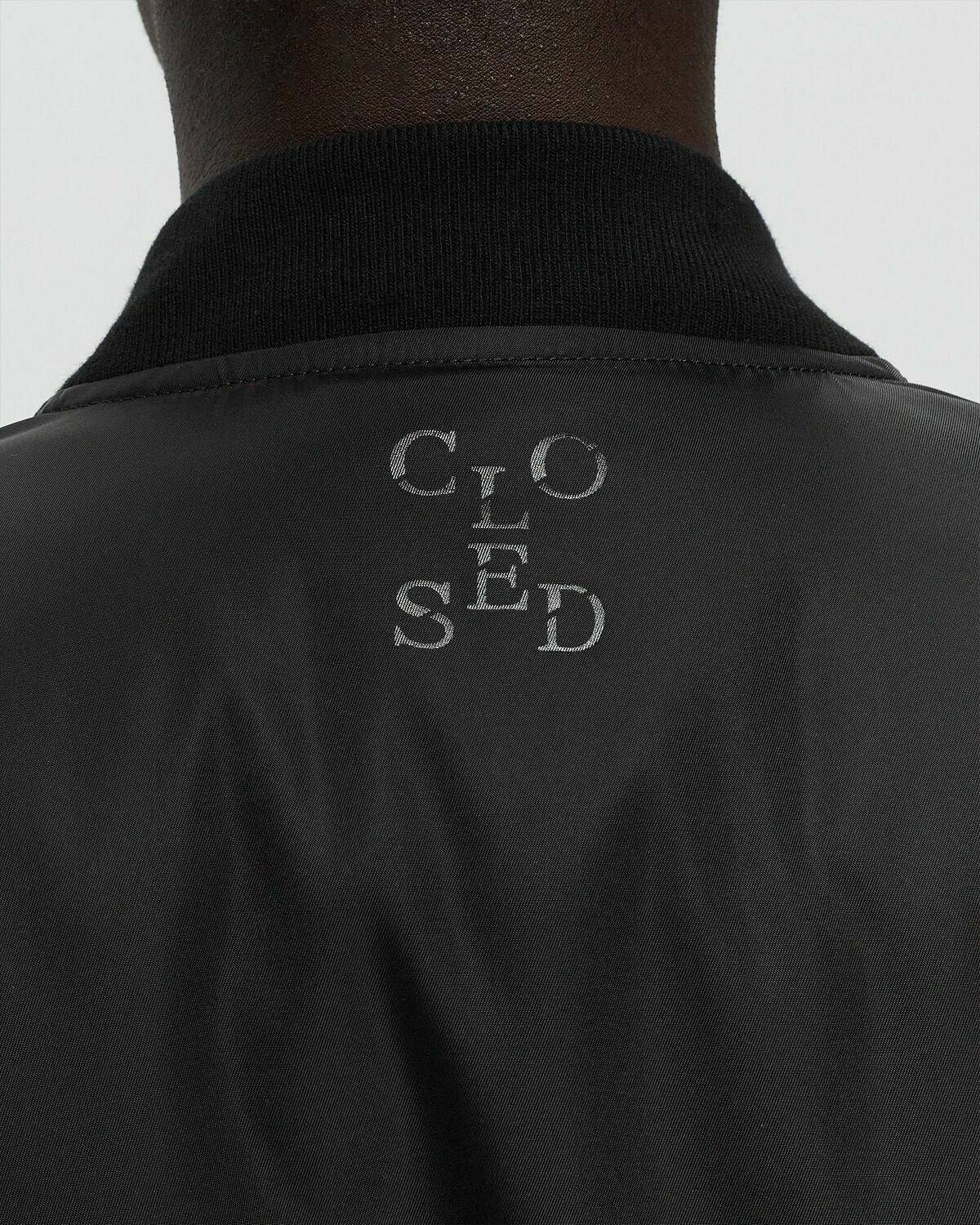 Closed Bomber Jacket Black - Mens - Bomber Jackets Closed