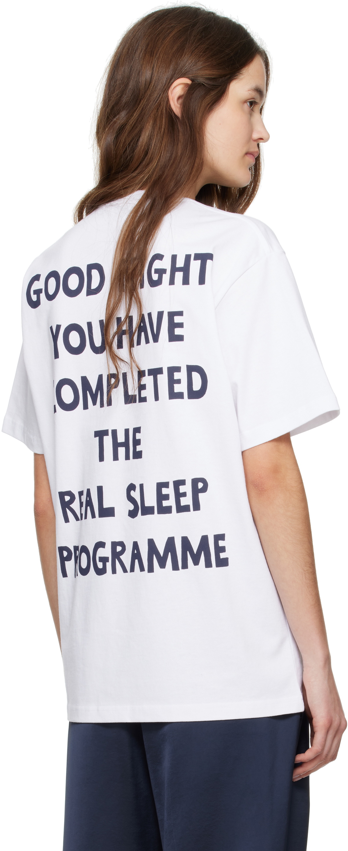JW Anderson White JWA Back Print T-shirt JW Anderson