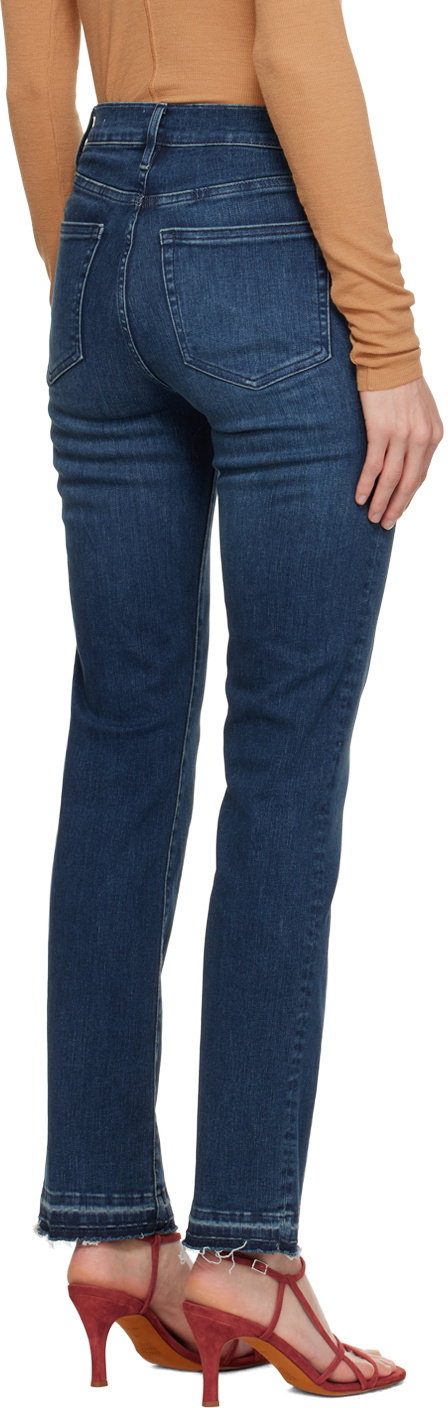 FRAME Blue 'Le High Straight' Jeans Frame Denim