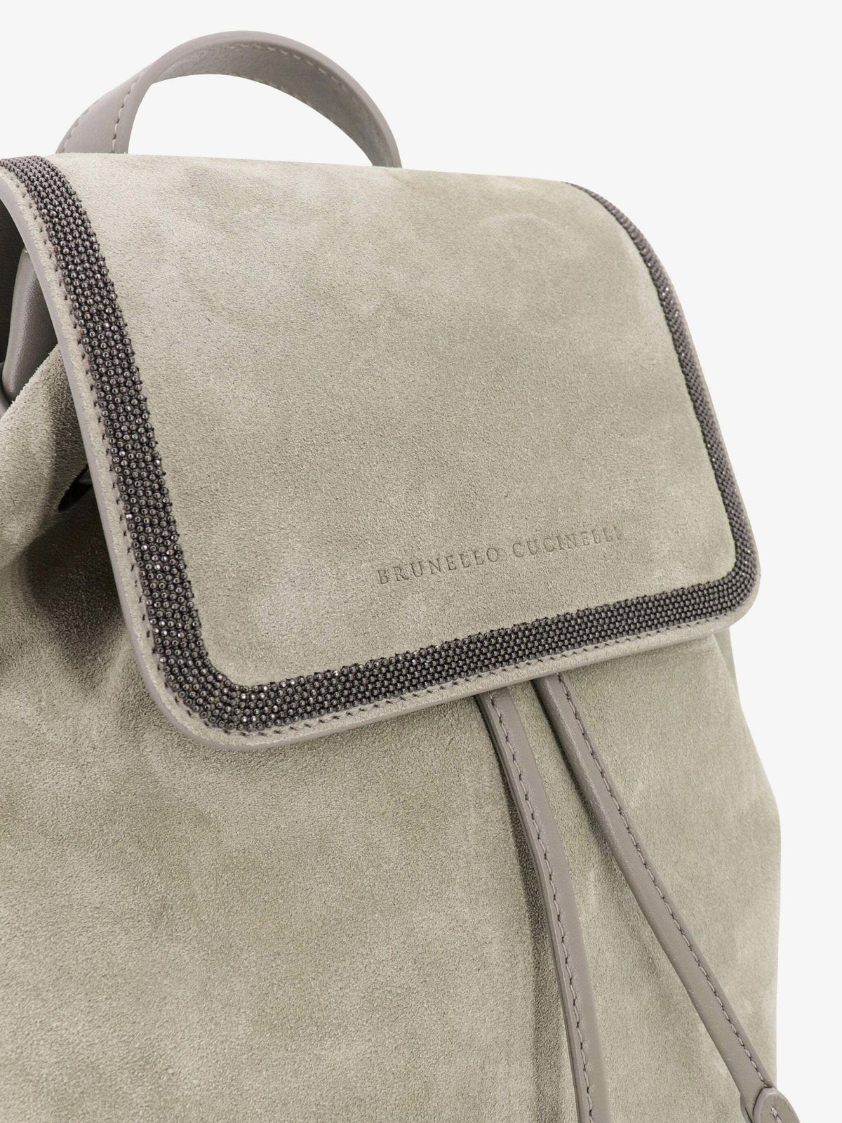 Brunello Cucinelli Backpack Beige Womens Brunello Cucinelli