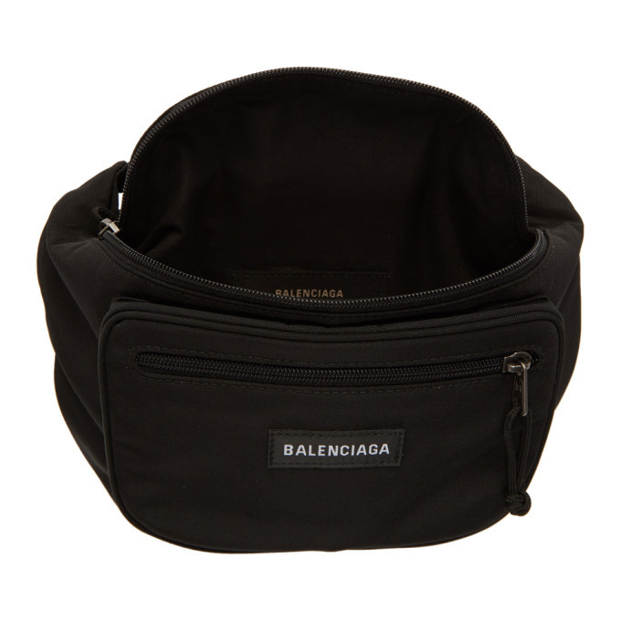 Balenciaga Black Nylon Explorer Belt Pouch Balenciaga
