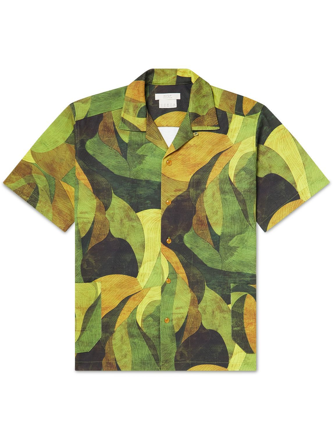 Norbit by Hiroshi Nozawa - Aloha Convertible-Collar Printed Jersey ...