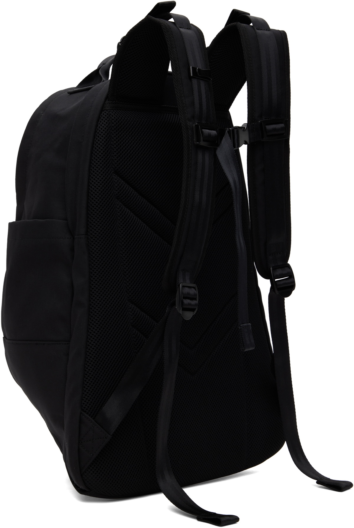 vowels Black Canvas Backpack