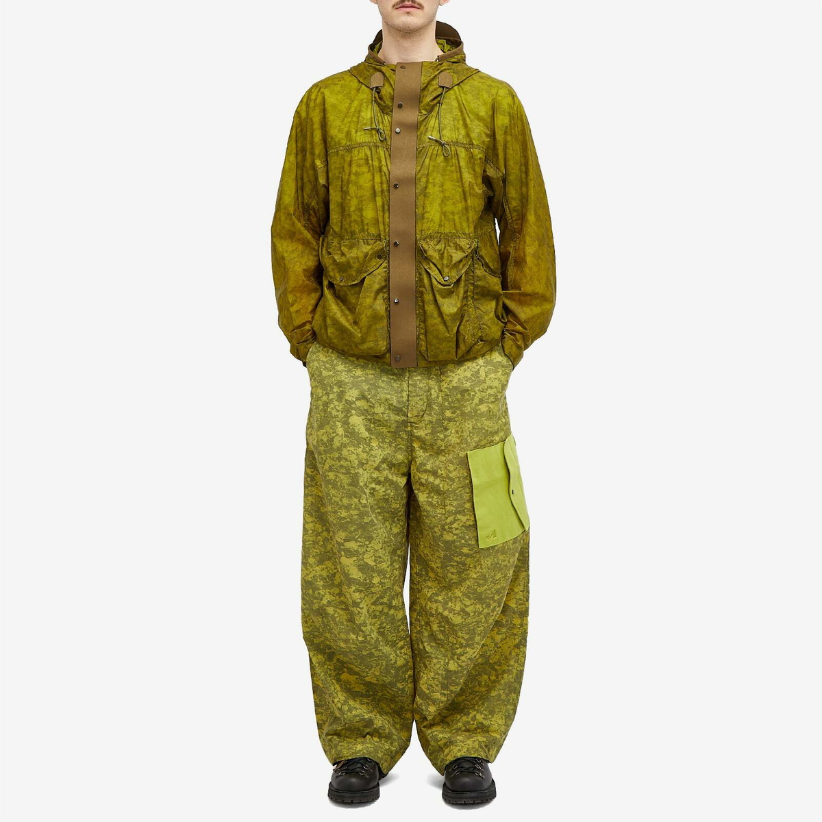 Ten C Men's x Awake Skye Ten Anorak in Yellow Ten C