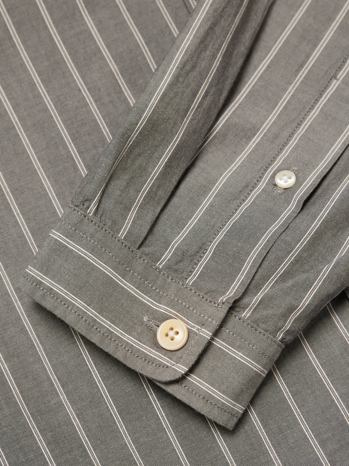 Oliver Spencer - Garrison Striped Cotton Shirt - Gray Oliver Spencer
