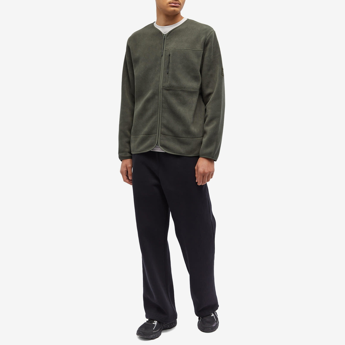 Rains Men's Fleece Jacket in Green Rains