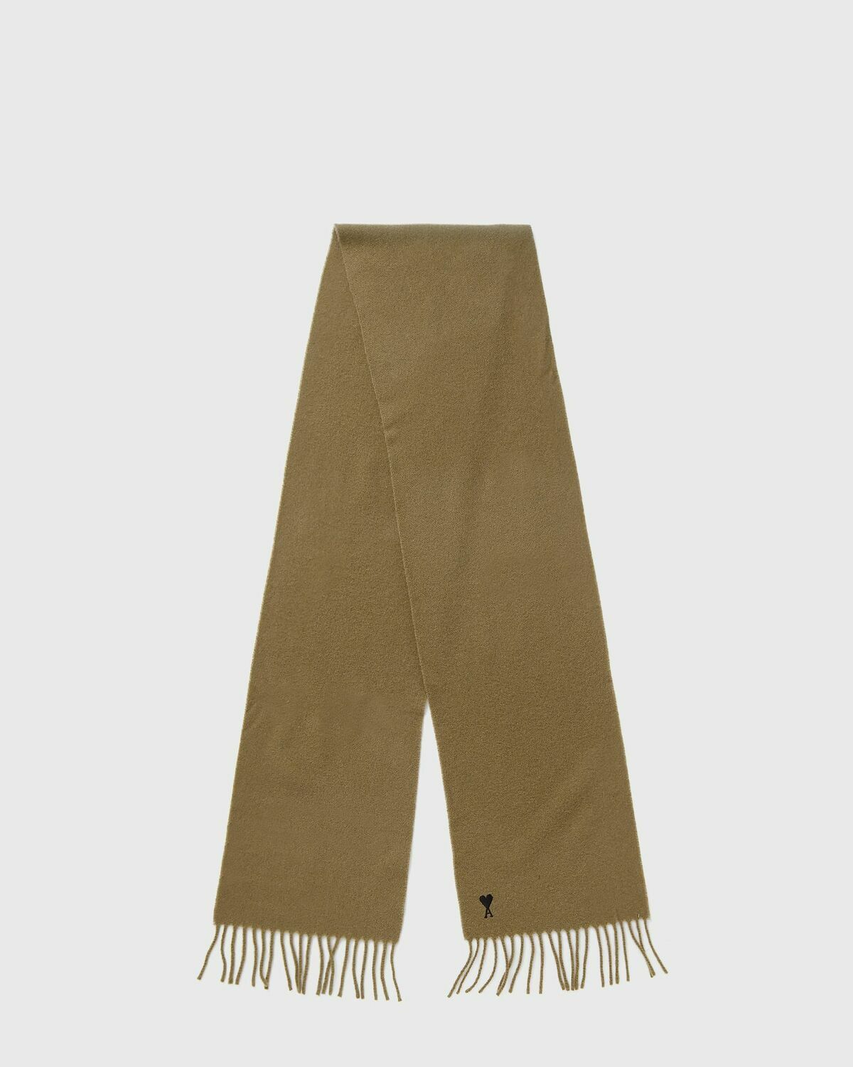 AMI Paris AMI DE COEUR NOIR SCARF Brown Men AMI