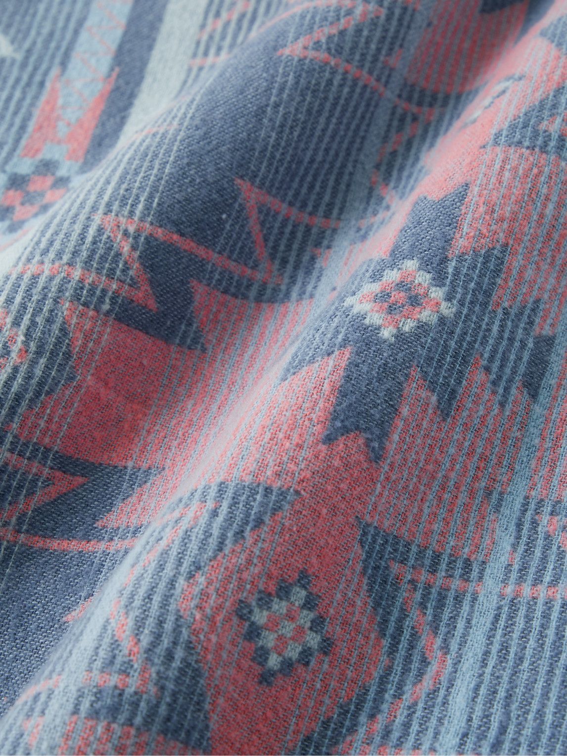 Faherty - Adirondack Organic Cotton-Jacquard Blanket Faherty