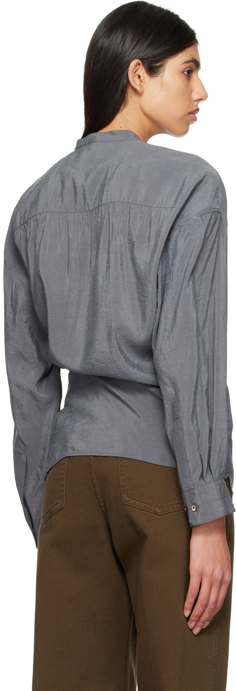 LEMAIRE Gray Twisted Shirt Lemaire