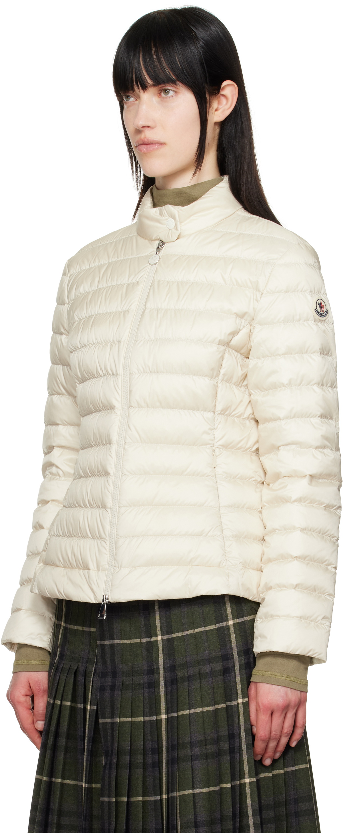 Moncler Off-White Igelle Short Down Jacket Moncler