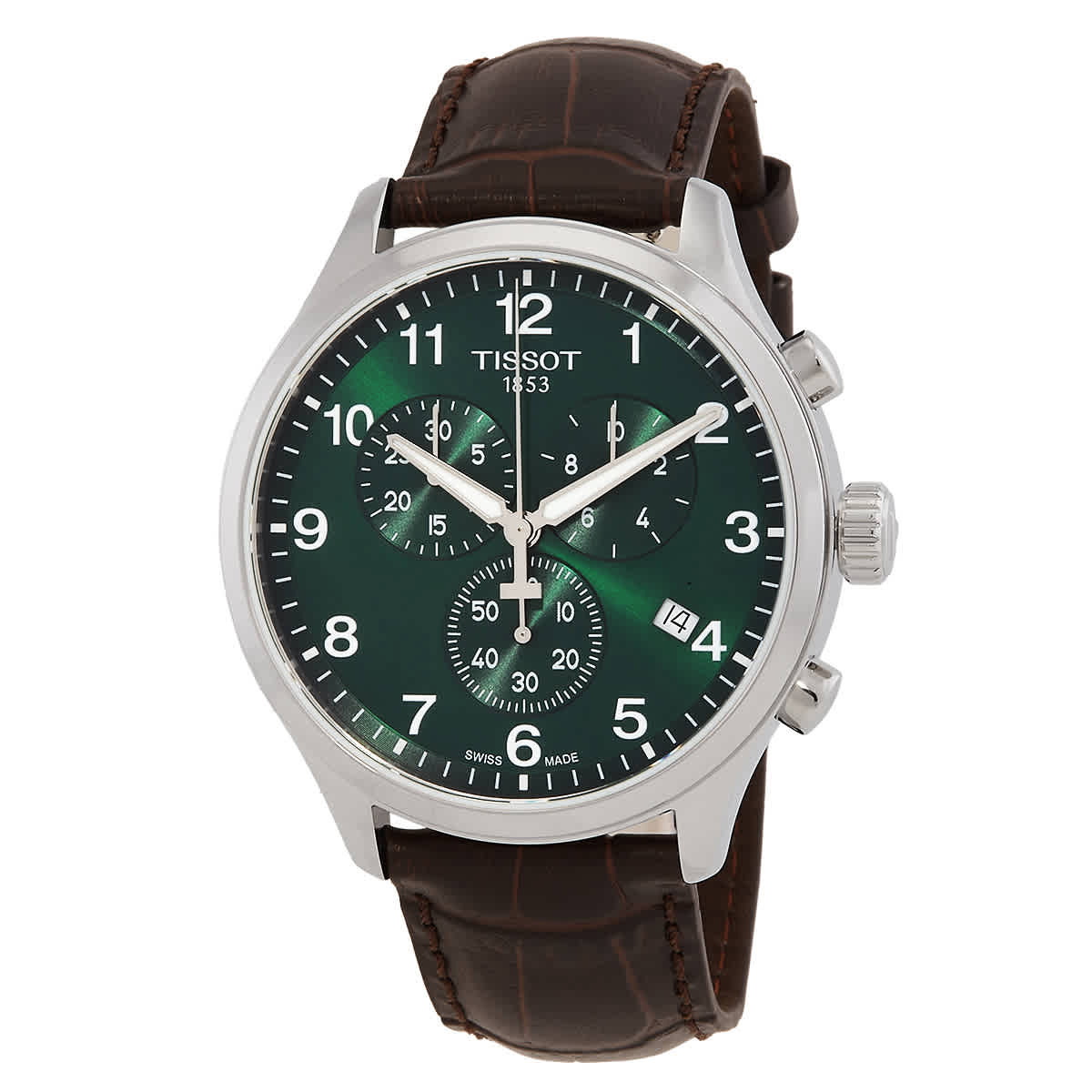 Tissot Chrono XL Classic Quartz Green Dial Mens Watch T1166171609200 Tissot