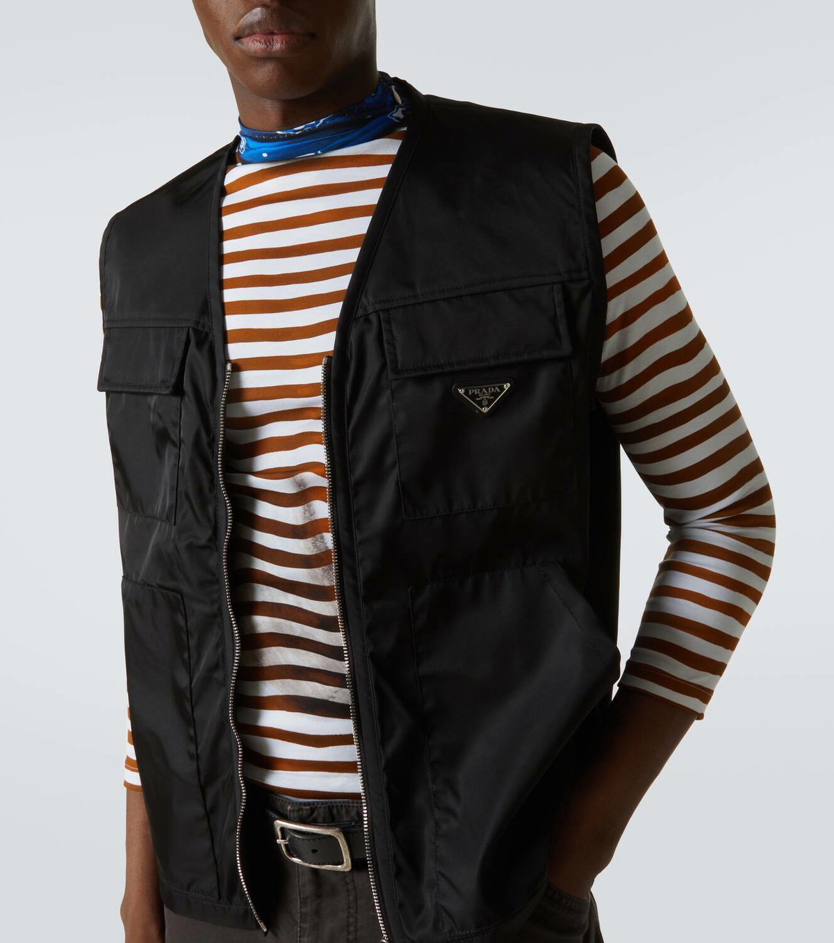Prada Re-Nylon V-neck vest Prada