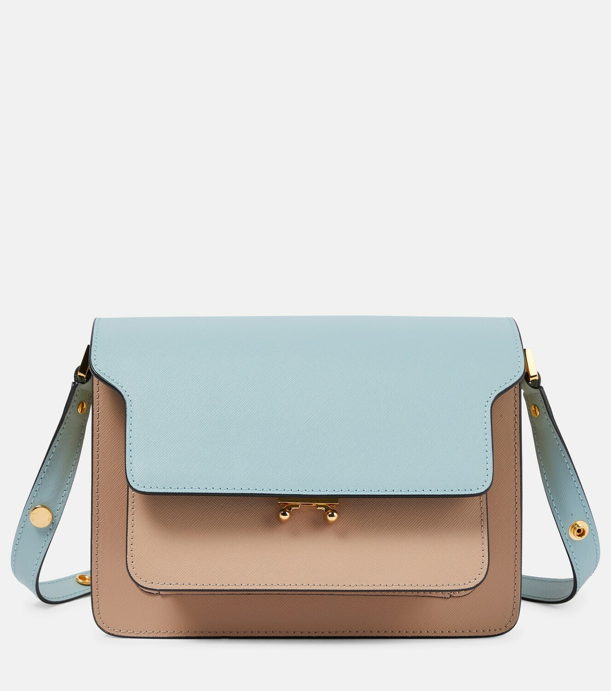 Marni - Trunk Medium leather shoulder bag Marni
