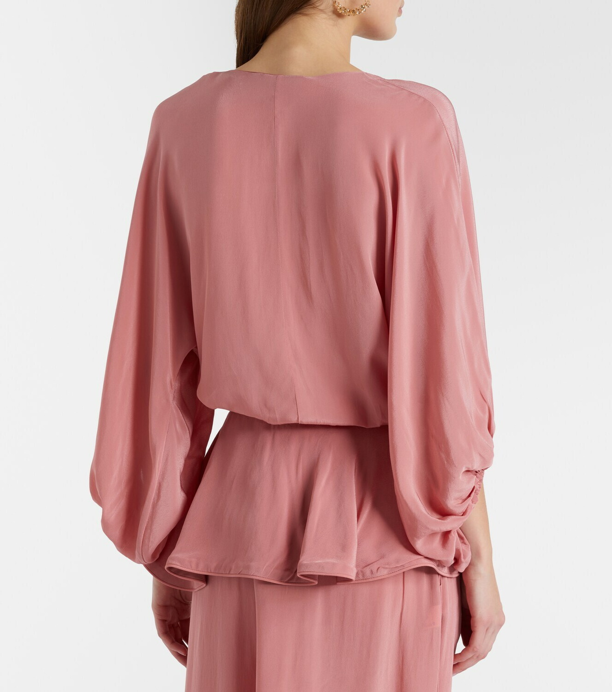 Adriana Degreas Solid Front gathered crop top Adriana Degreas