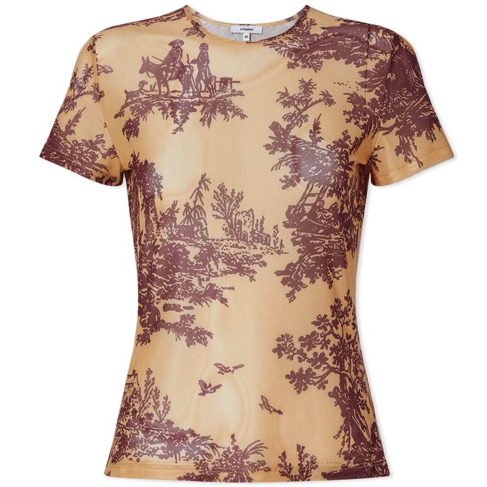Miaou Gold Toile Mesh Mini Tee Miaou