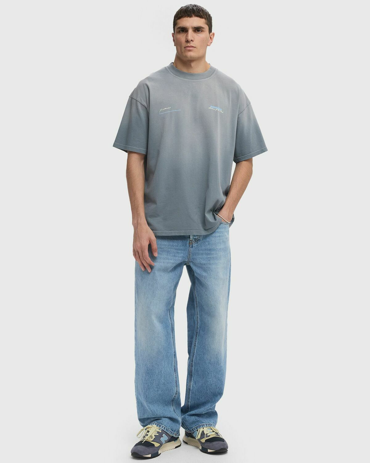 Represent PATRON OF THE CLUB T-SHIRT Grey Mens Shortsleefe Represent