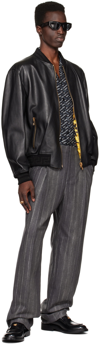 Versace Gold & Black Medusa Ring Versace