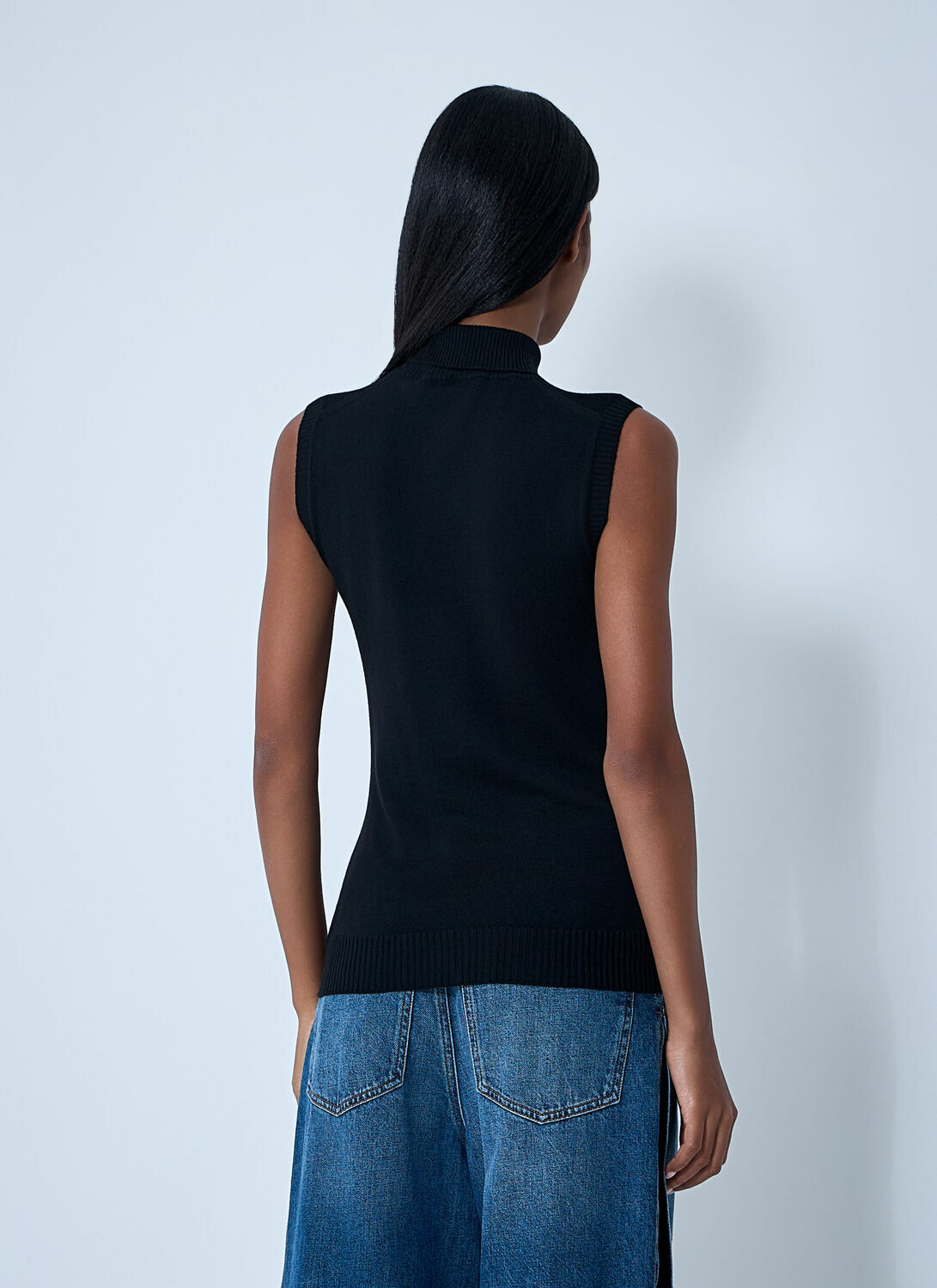 Sportmax Wool Turtleneck Top Sportmax