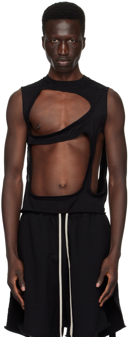 Rick Owens DRKSHDW Black Membrane II Tank Top Rick Owens Drkshdw