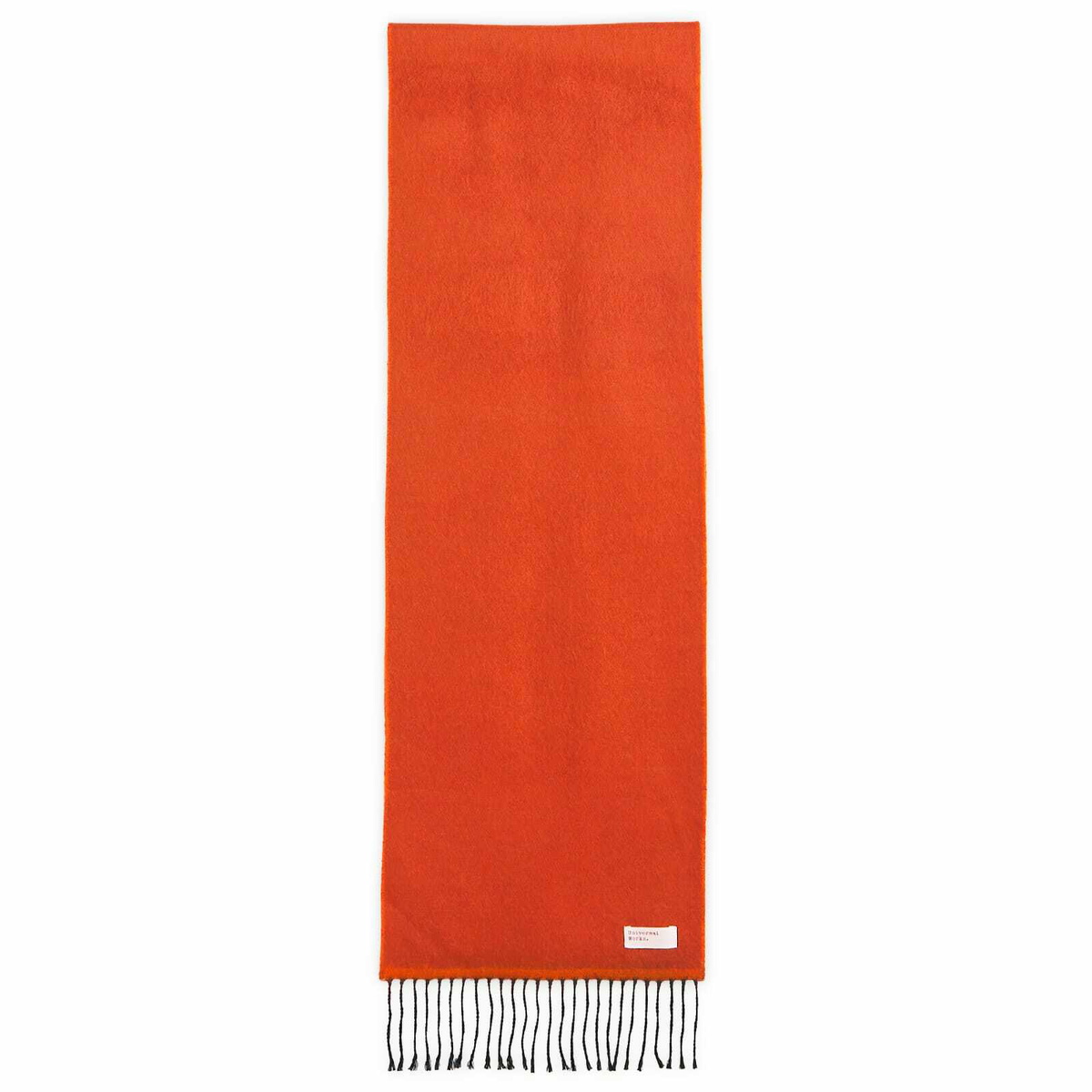 Universal Works Men's Double Sided Scarf in Orange Universal Works