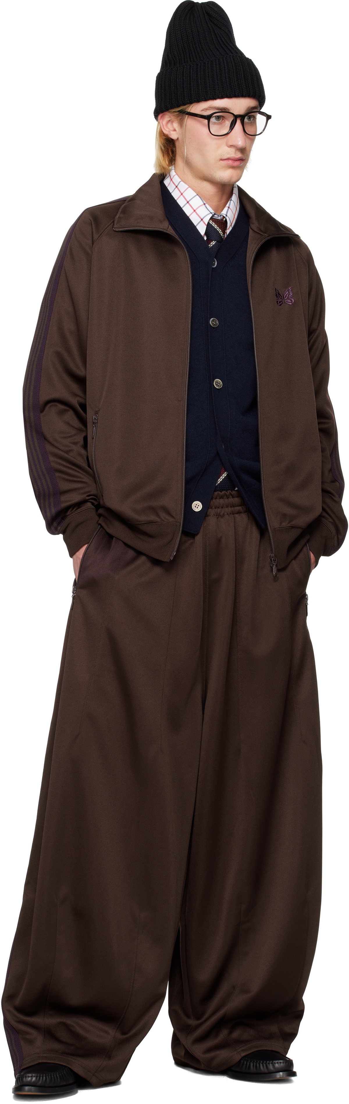 NEEDLES Brown H.D. Track Pants Needles