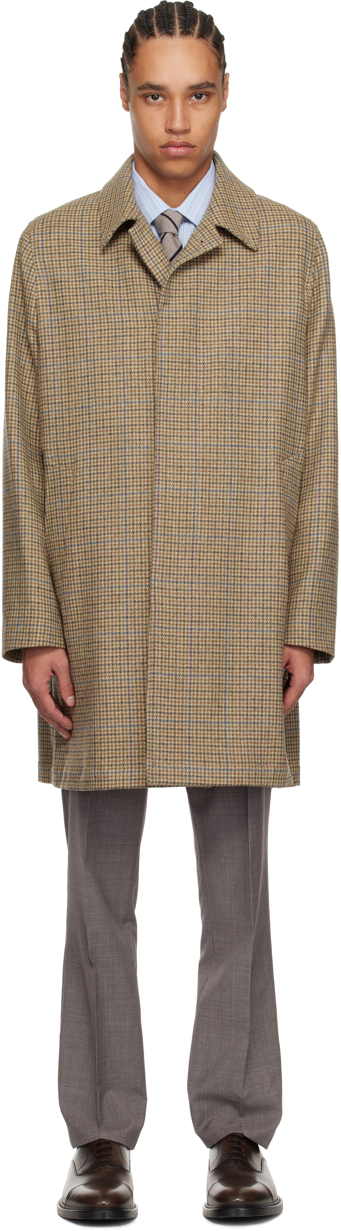 Paul Smith Beige Casual Fit Coat Paul Smith