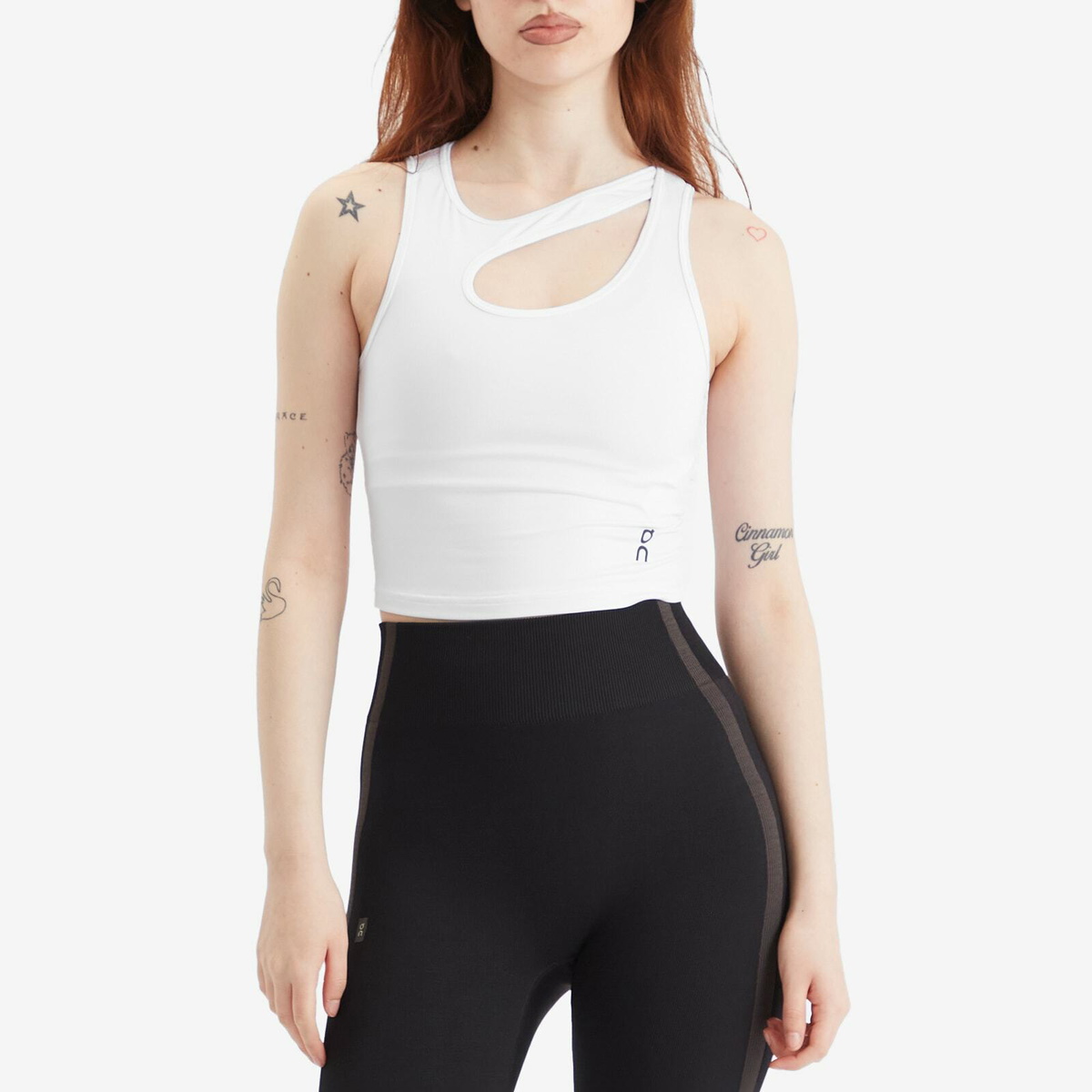 ON Women's Studio Cut Out Crop Top in White On