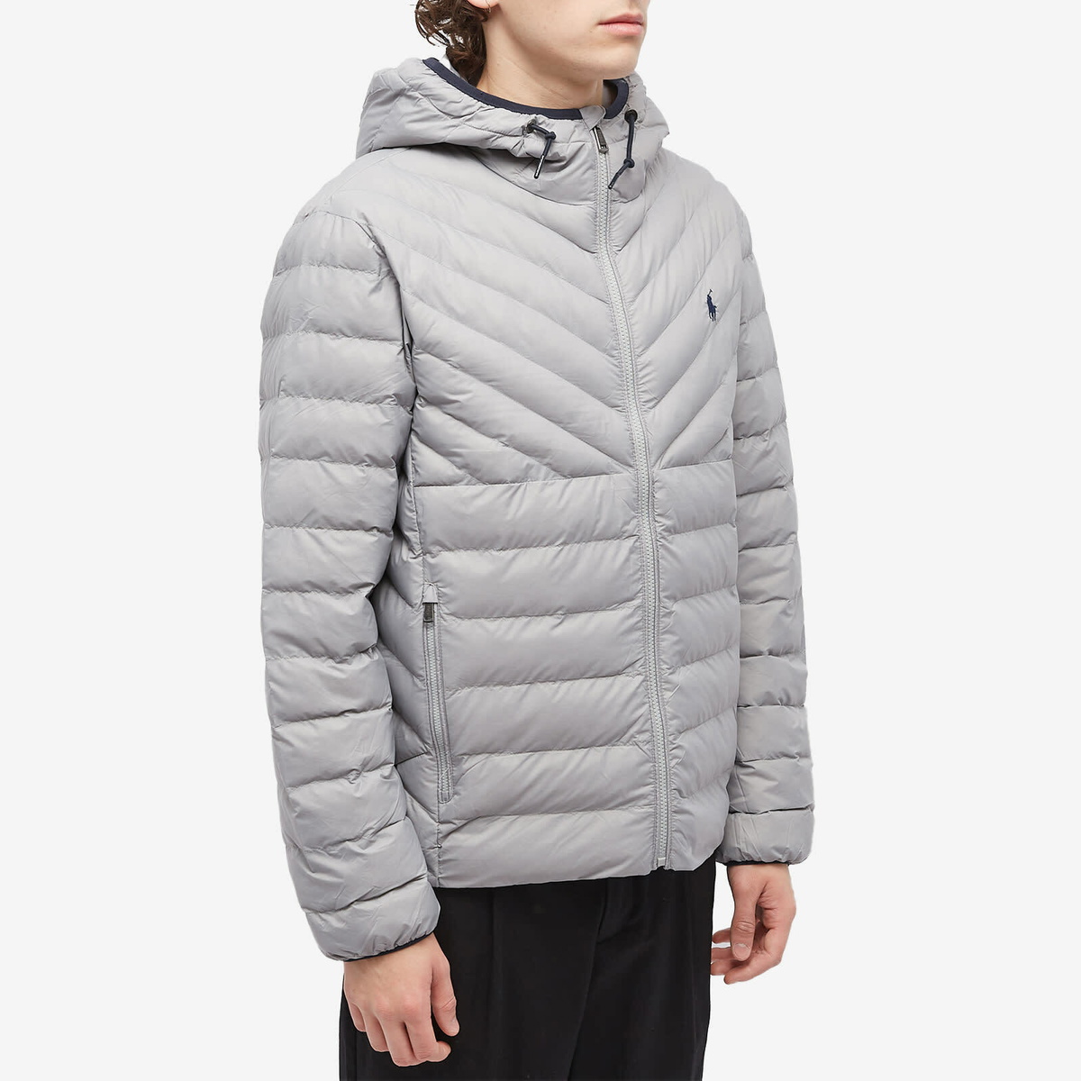Polo Ralph Lauren Men's Terra Chevron Insulated Jacket in Light Grey ...