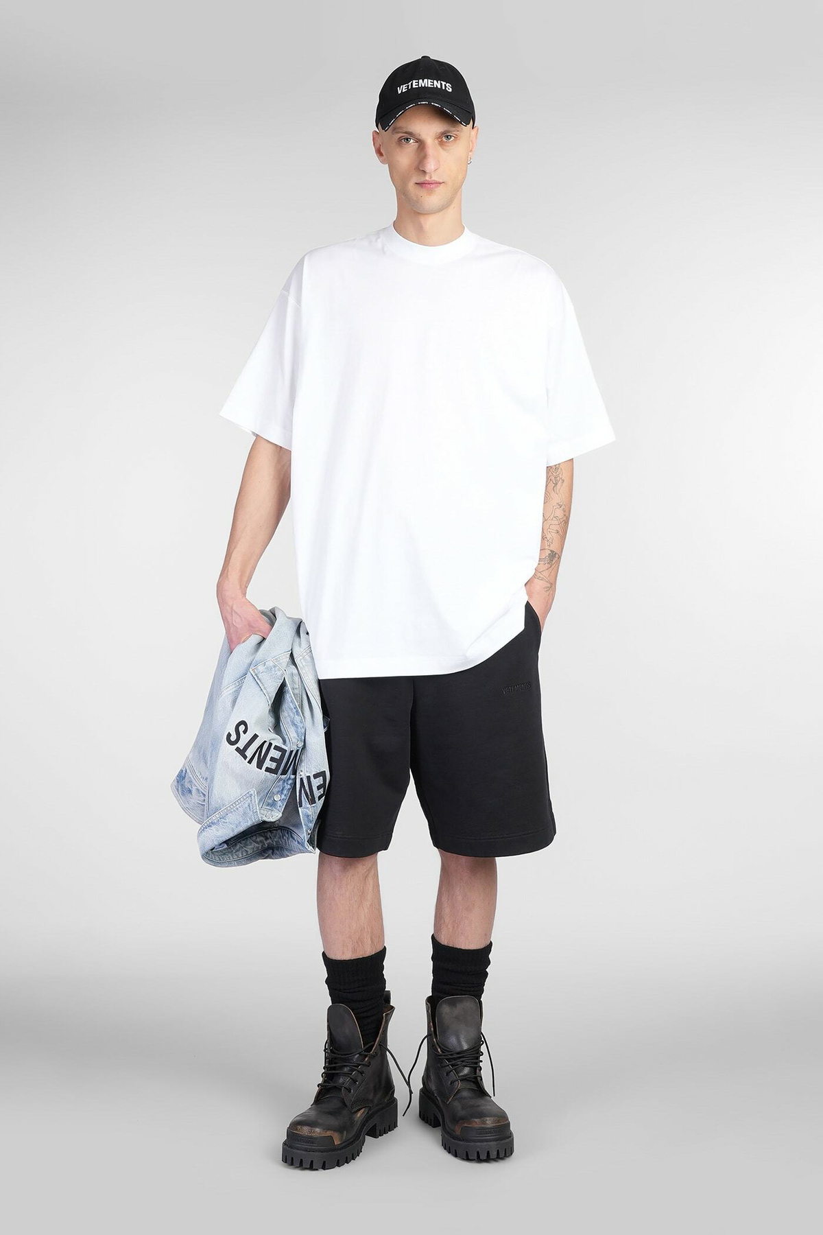 VETEMENTS T-shirt In White Cotton Vetements