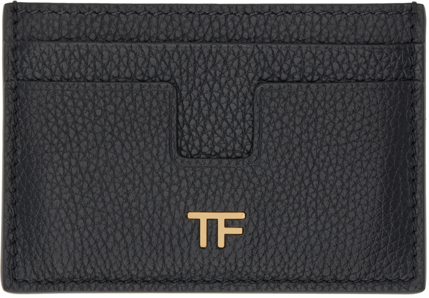 TOM FORD Black Hardware Card Holder TOM FORD