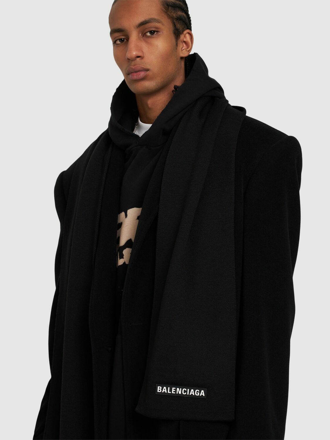 BALENCIAGA Patch Scarf Balenciaga