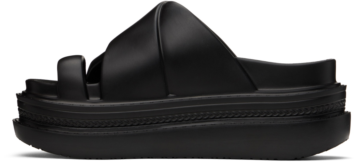 sacai Black Foam Multiple Sole Sandals Sacai