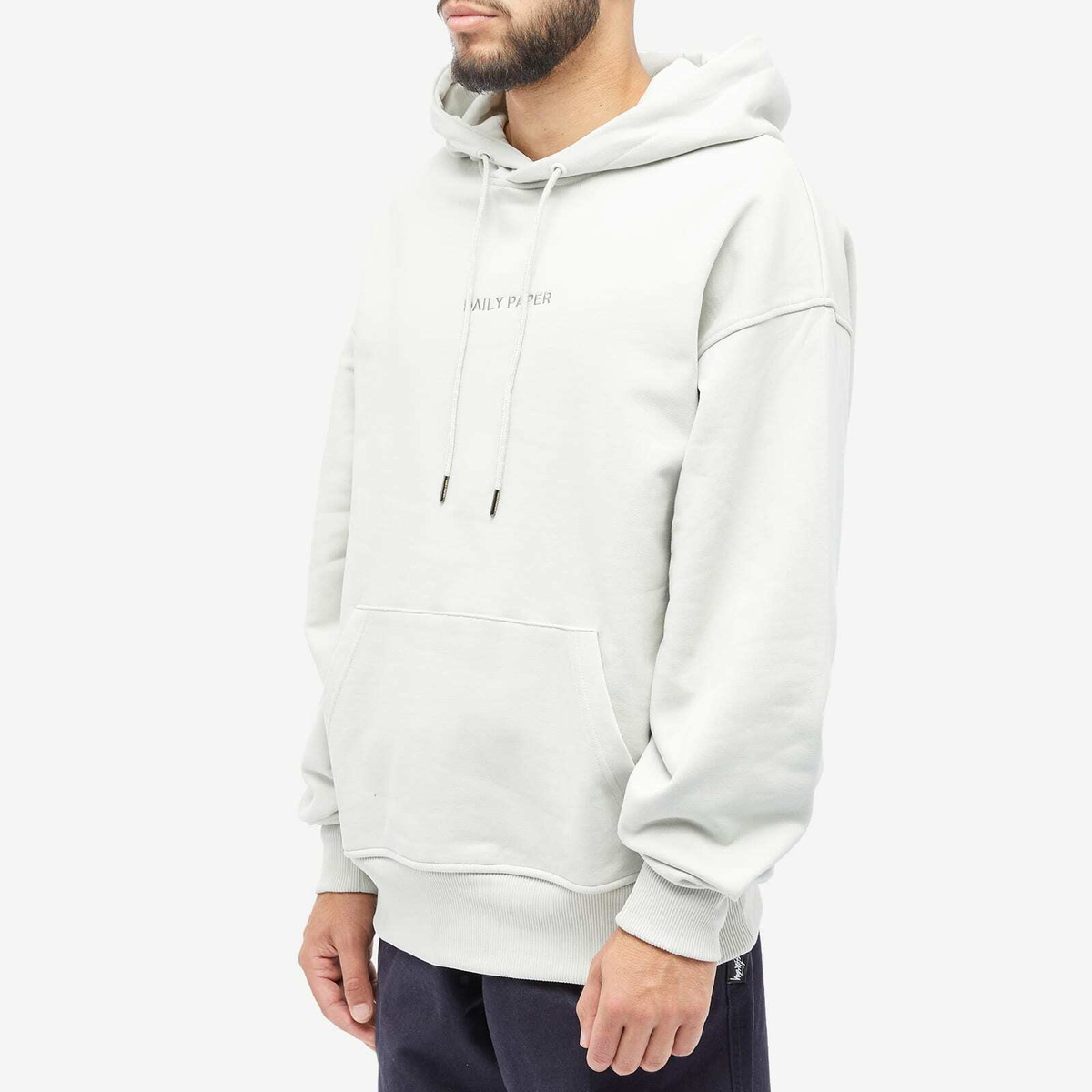 Daily Paper Men's Elevin Hoodie in Metal Grey Daily Paper