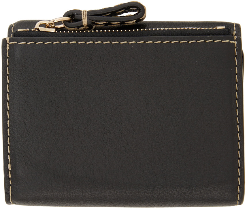 Chloé Black Small Edith Trifold Wallet Chloe