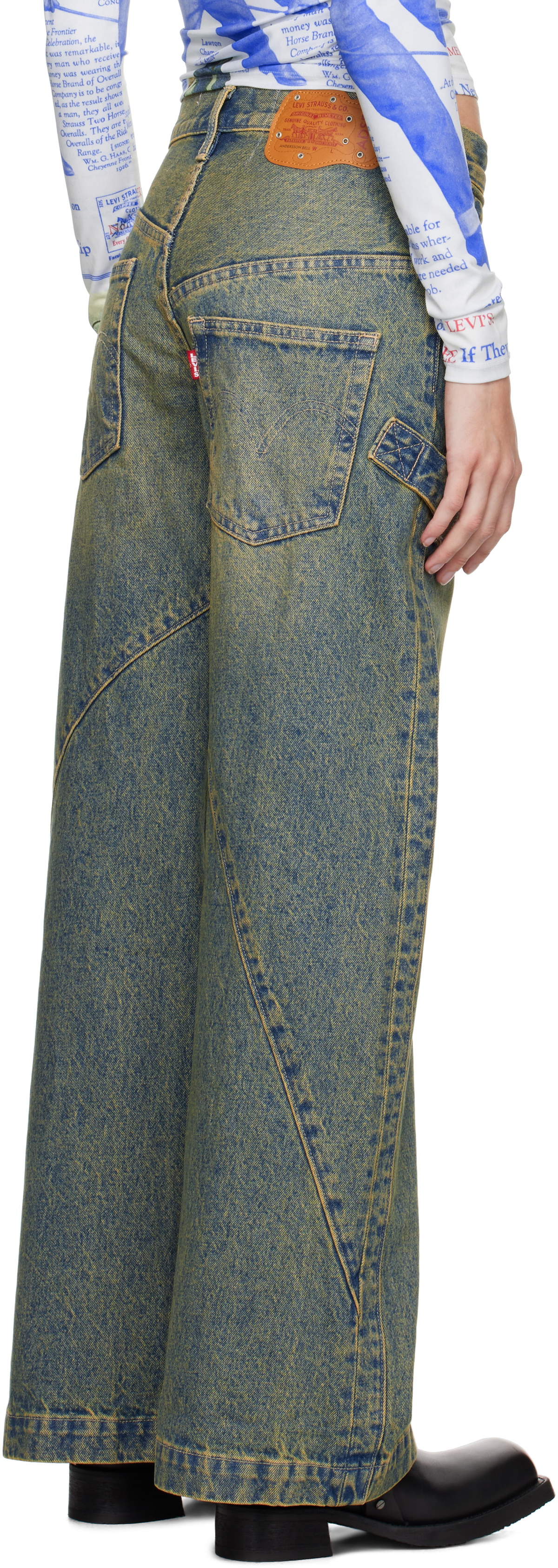 Andersson Bell Blue Levi's Edition Overlay Jeans Andersson Bell