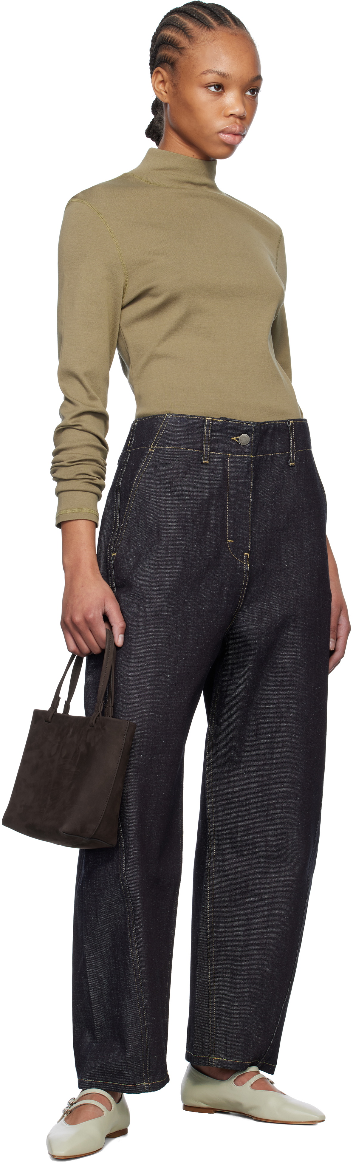 Studio Nicholson Navy Akerman Jeans Studio Nicholson